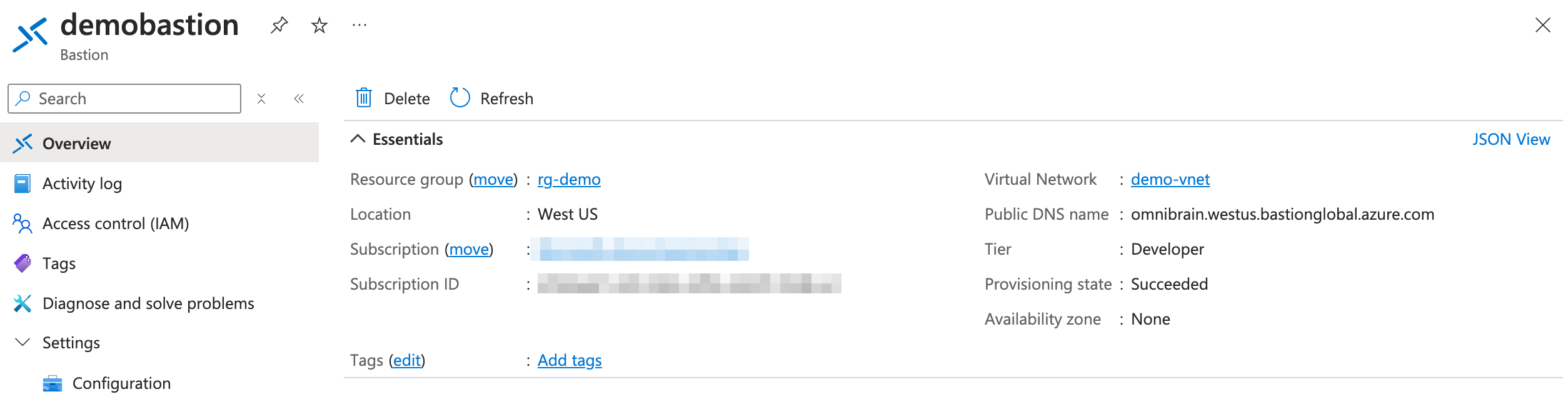 Secure VM Access using Azure Bastion - Layth CHEBBI